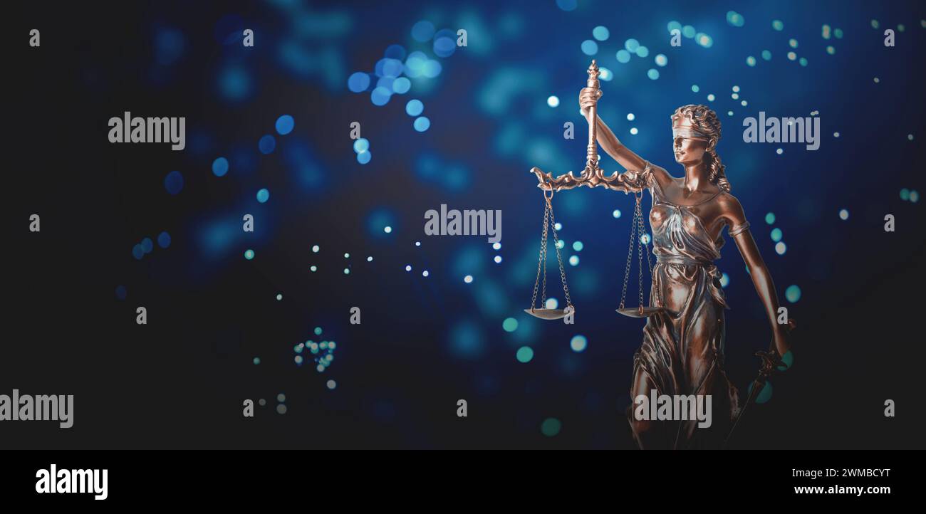 Blind justice symbol hi-res stock photography and images - Alamy
