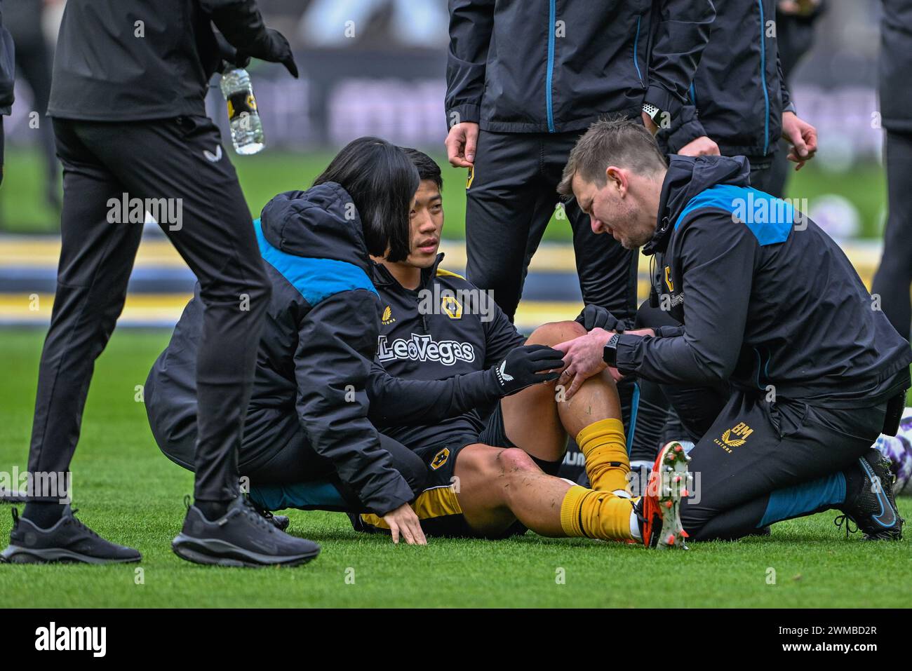 Wolverhampton, UK. 25th Feb, 2024. Hwang Hee-Chan of Wolverhampton ...