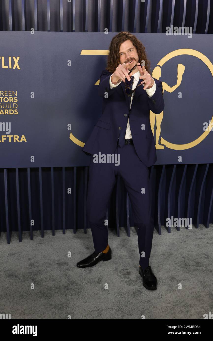 Los Angeles, Ca. 24th Feb, 2024. Andre Hyland at the 2024 Screen Actors ...