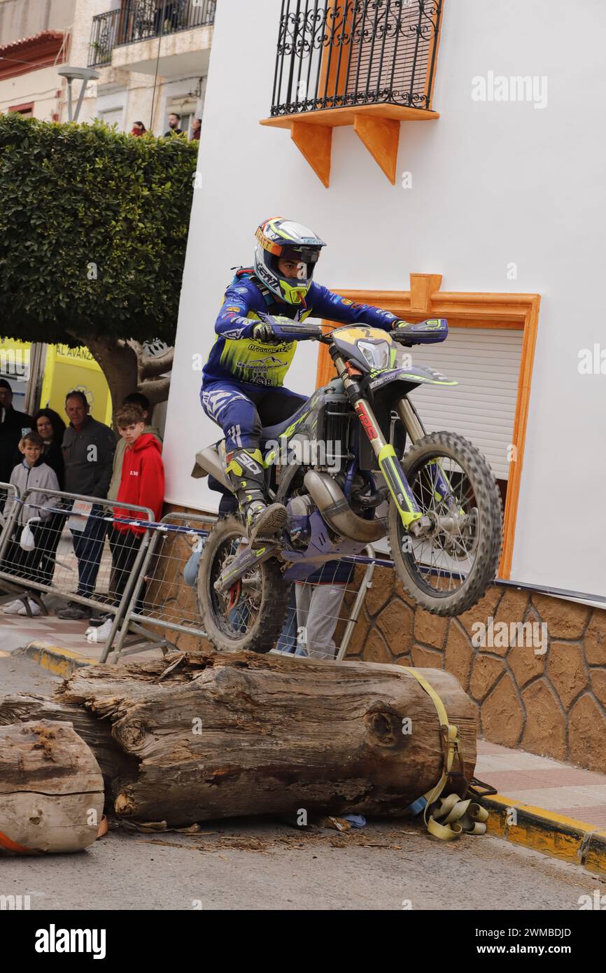 Hard Enduro motorcross in Cantoria 2024, Spain Stock Photo - Alamy