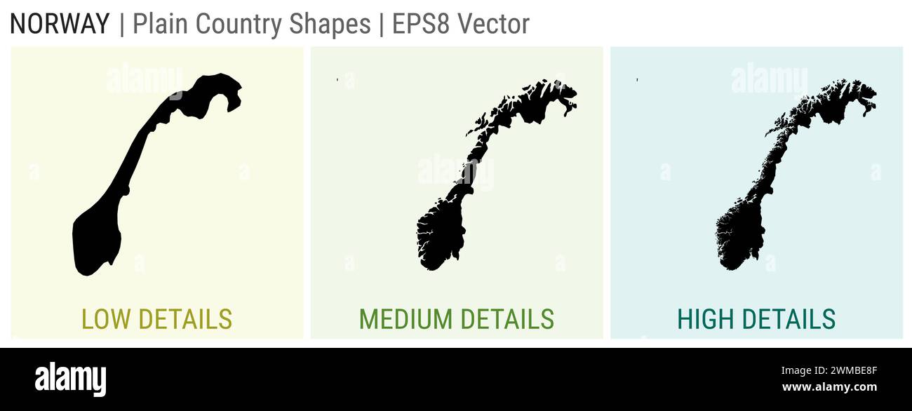 Norwegian map maps hi-res stock photography and images - Alamy