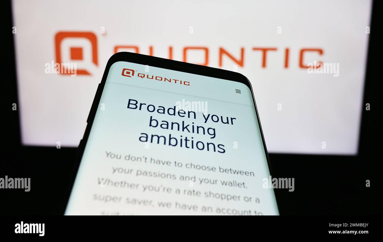 Quontic bank logo hi-res stock photography and images - Alamy