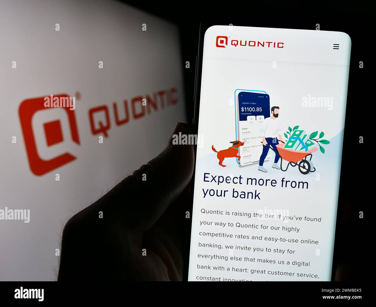 Quontic bank logo hi-res stock photography and images - Alamy