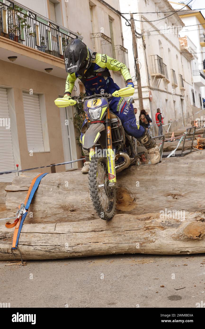 Hard Enduro motorcross in Cantoria 2024, Spain Stock Photo - Alamy