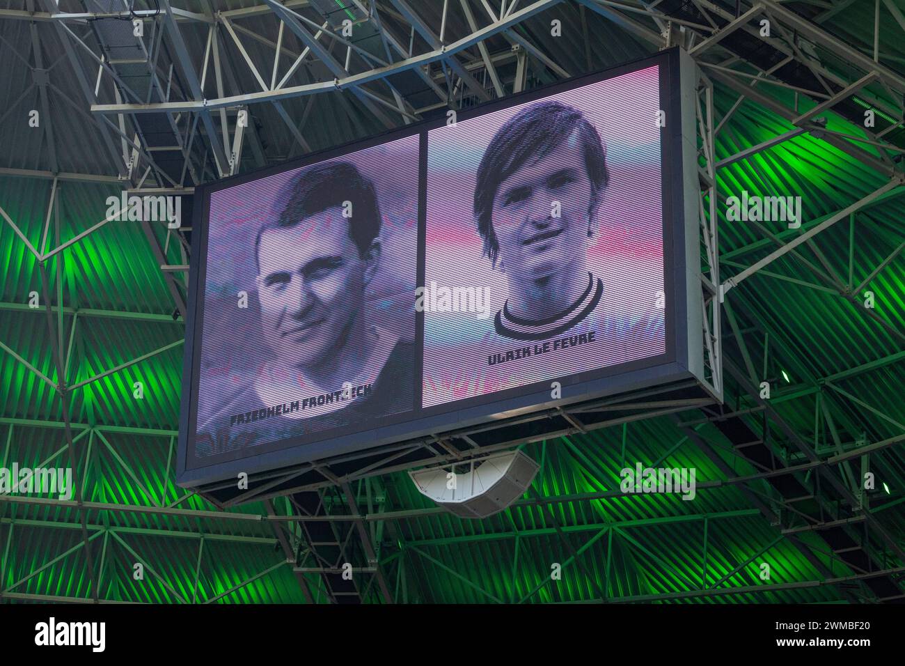 Football stadium scoreboard hi-res stock photography and images - Alamy