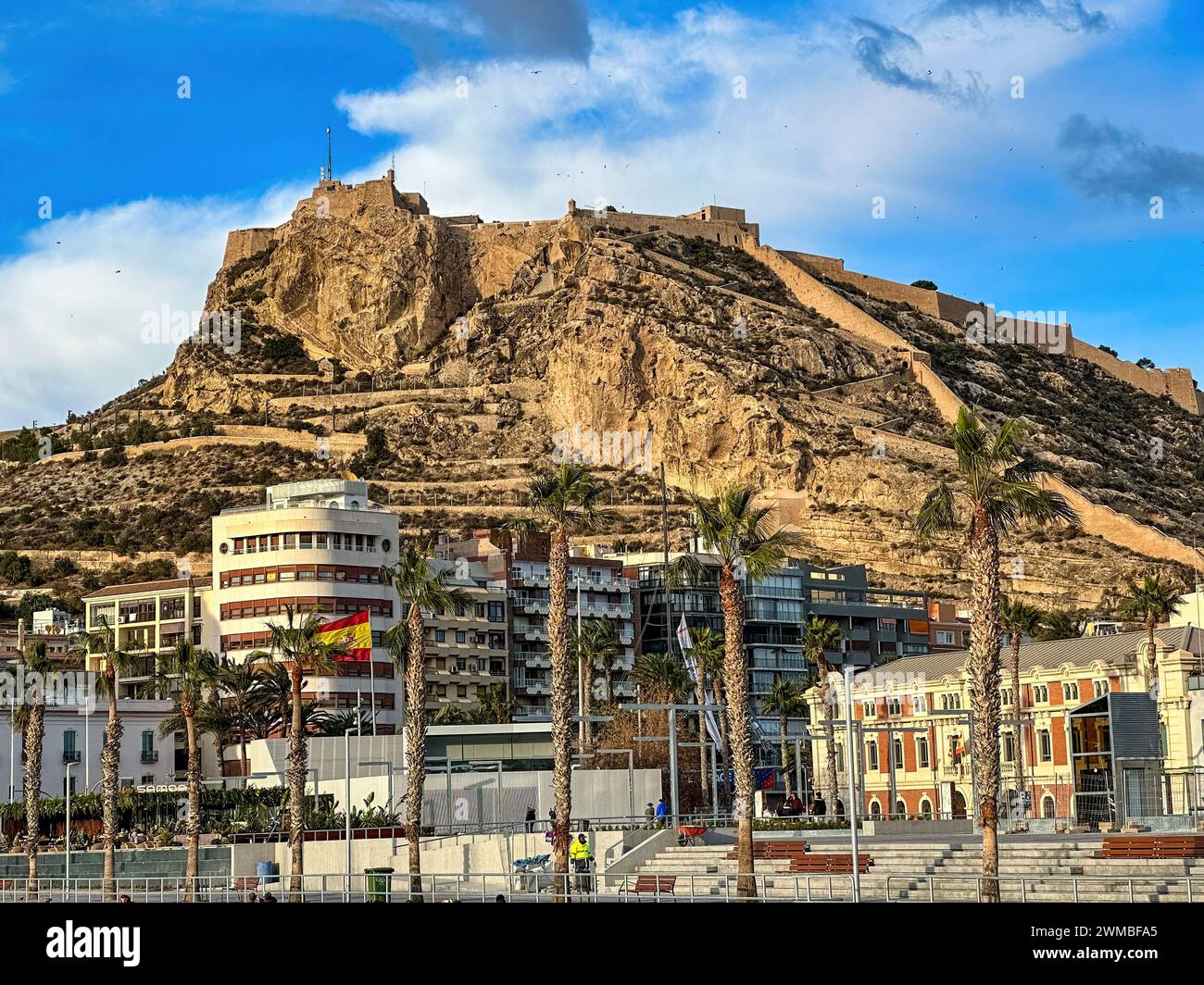 Santa Barbara Castle, Alicante, Spain Stock Photo - Alamy