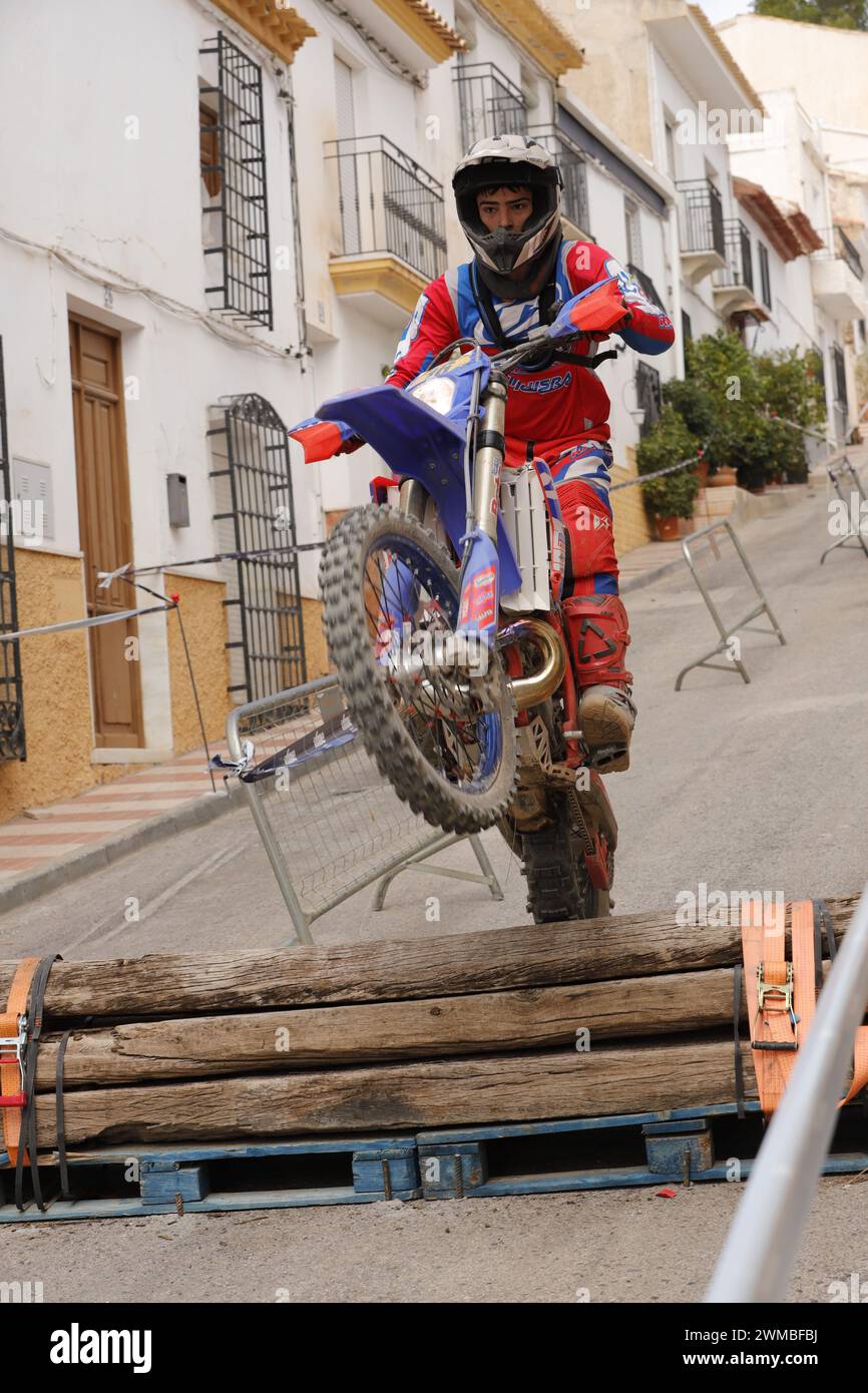 Hard Enduro motorcross in Cantoria 2024, Spain Stock Photo - Alamy