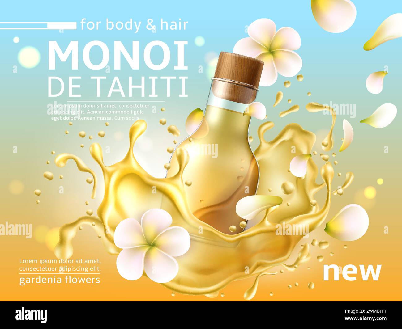 Cosmetic product in glass Stock Vector Images - Alamy