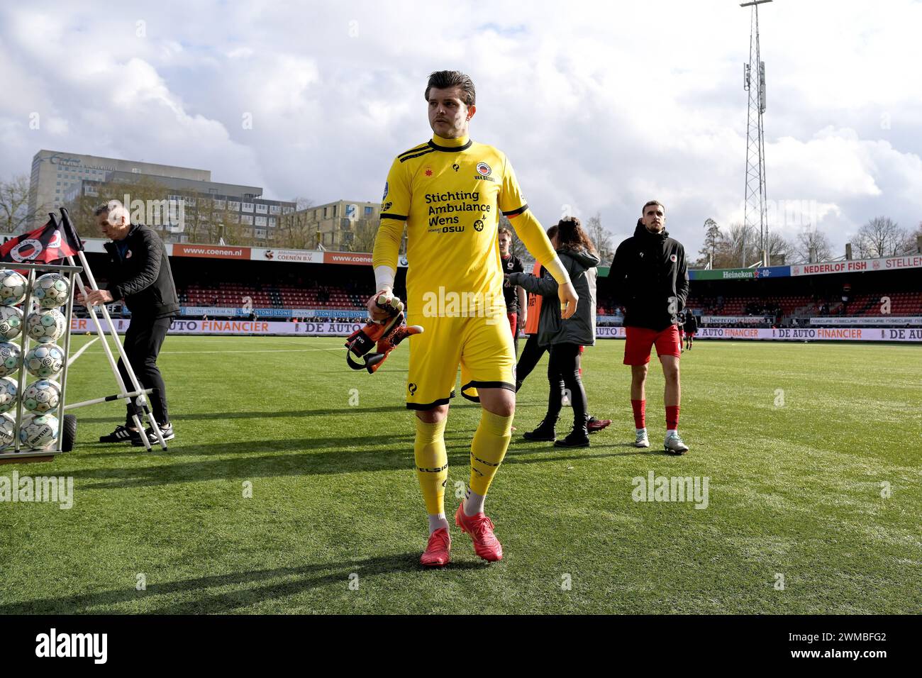 ROTTERDAM - sbv Excelsior goalkeeper Stijn van Gassel after the Dutch ...