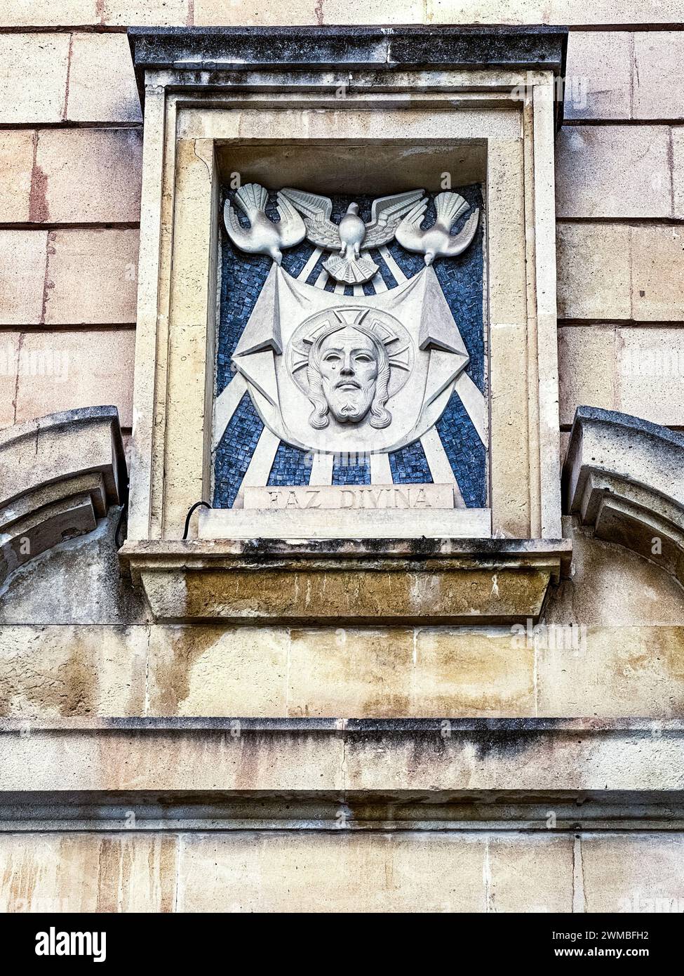 Jesus Christ sculpture decoration, Church Our Lady of Grace, Alicante ...