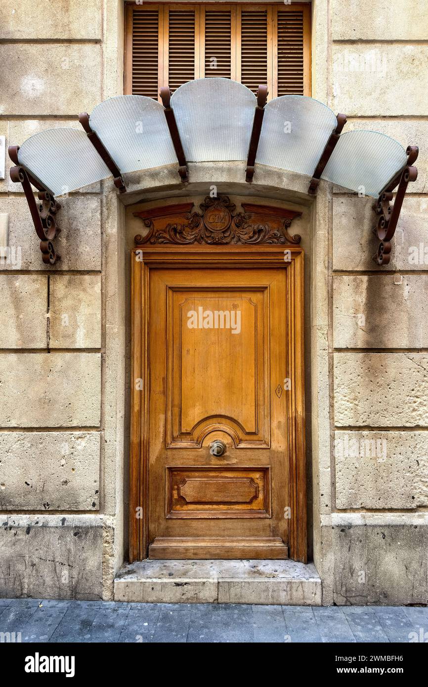 Gabriel Miro natal house, architectural feature, Alicante, Spain Stock ...