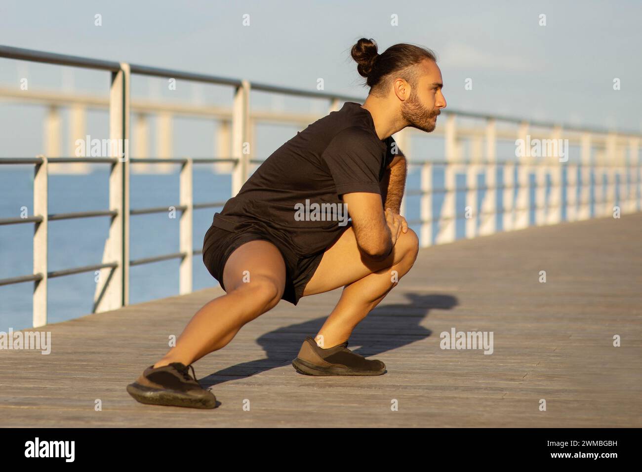 Deep lunge hi-res stock photography and images - Alamy