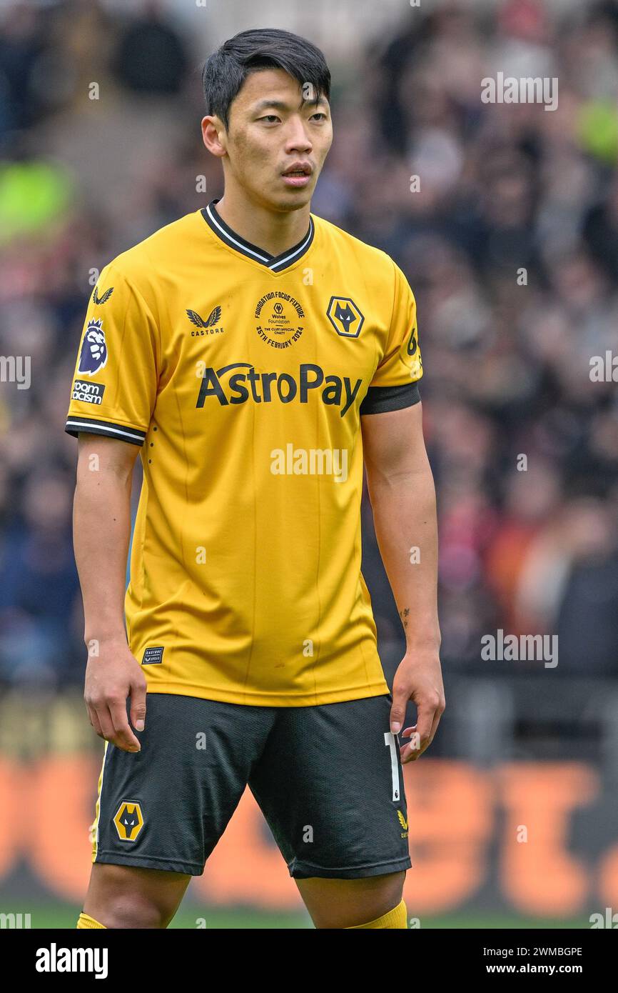 Hwang Hee-Chan of Wolverhampton Wanderers during the Premier League ...