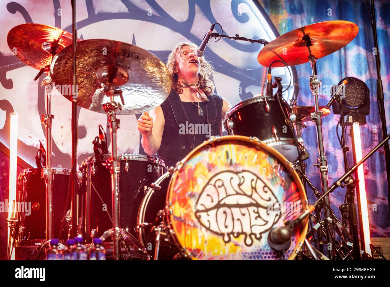 Oslo, Norway. 22nd, February 2024. The American rock band Dirty Honey ...