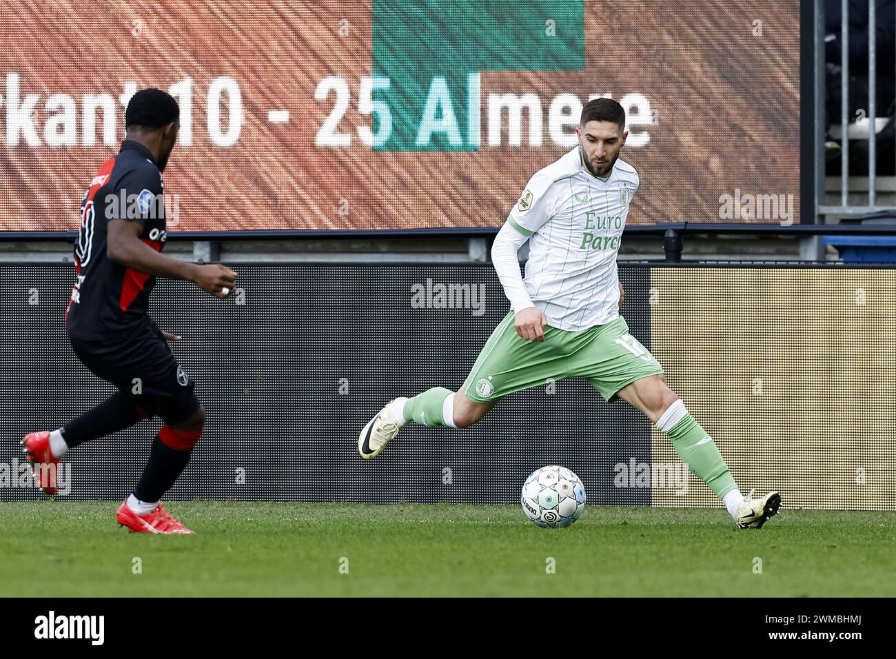 Almere, Netherlands. 25th Feb, 2024. ALMERE, 25-02-2024, Yanmar Stadium ...