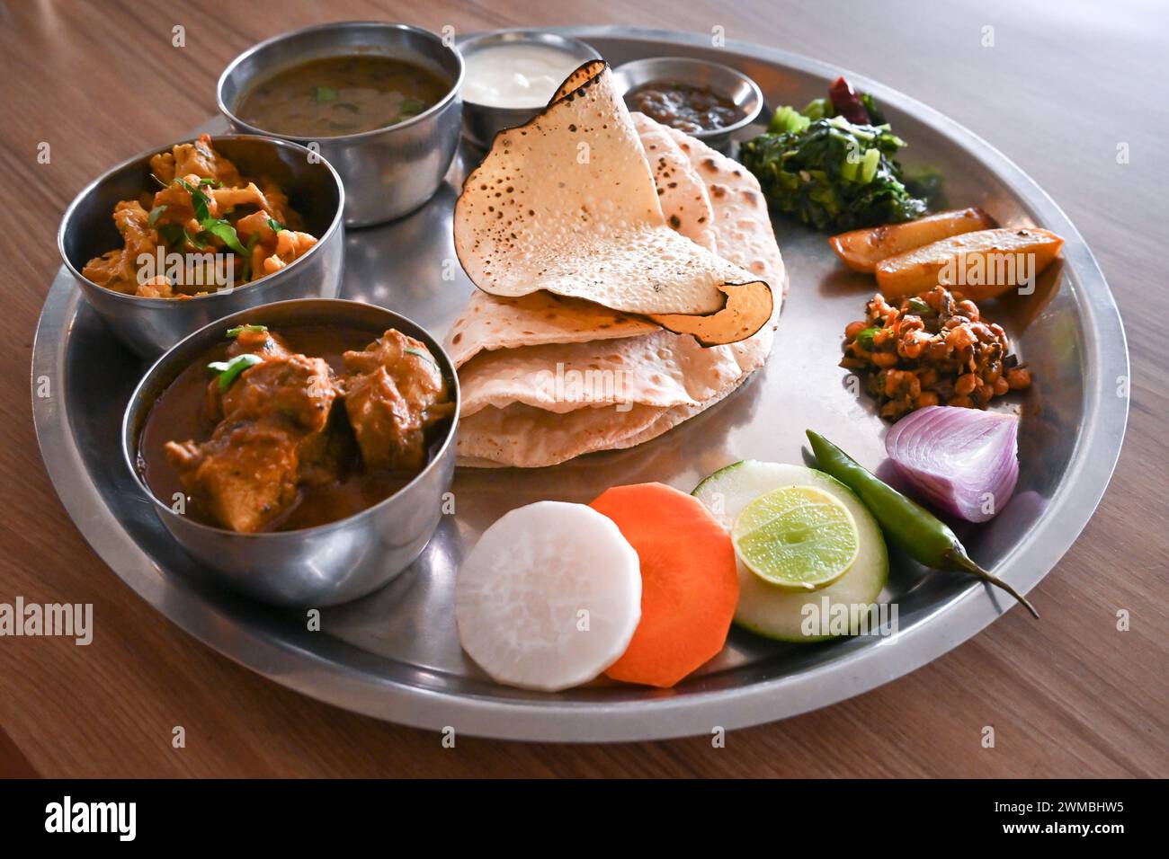 Thali dishes hi-res stock photography and images - Alamy
