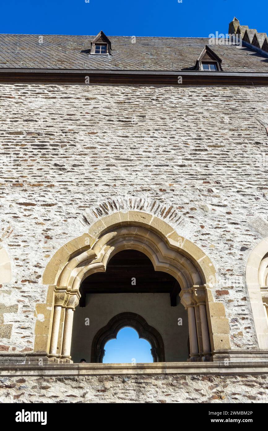 Medieval Castle Vianden in Luxembourg Stock Photo - Alamy