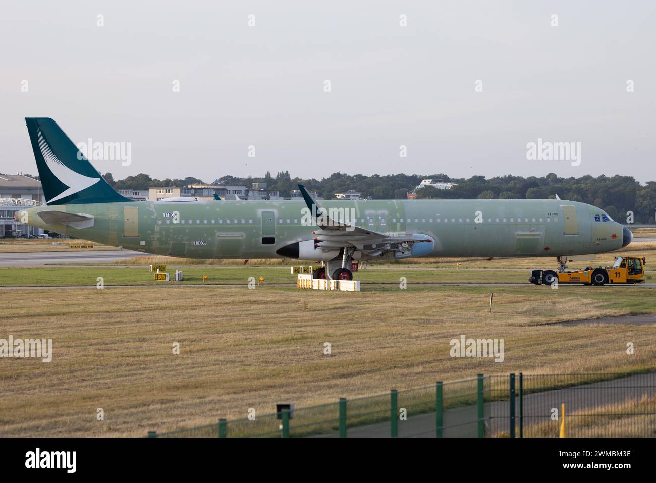 Der Airbus A321-251NX A21N der Fluglinie Cathay Pacific CX / CPA mit ...