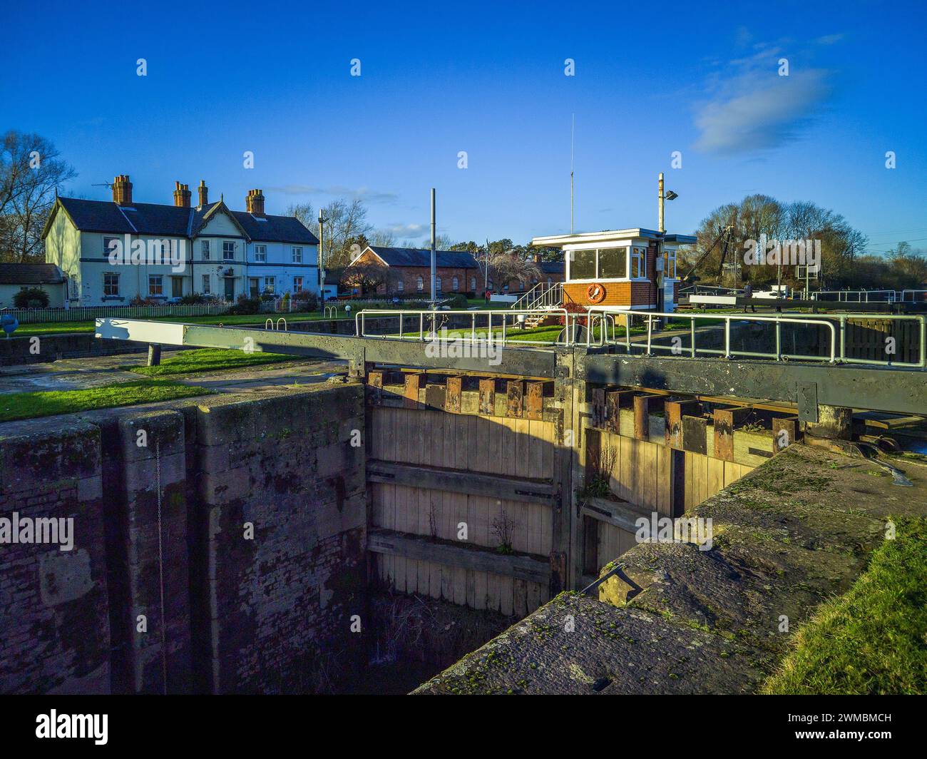 Diglis canal basin junction with river severn worcester worcestershire england uk Stock Photo ...
