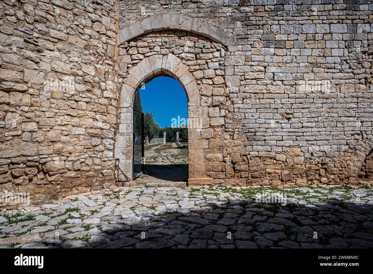 Medieval farmhouse of Balsignano at the archaeological area of ...