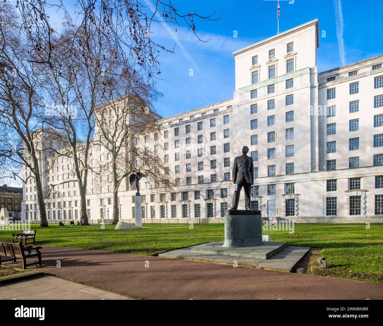 Ministry of Defence Building, Whitehall, Westminster seen from the ...