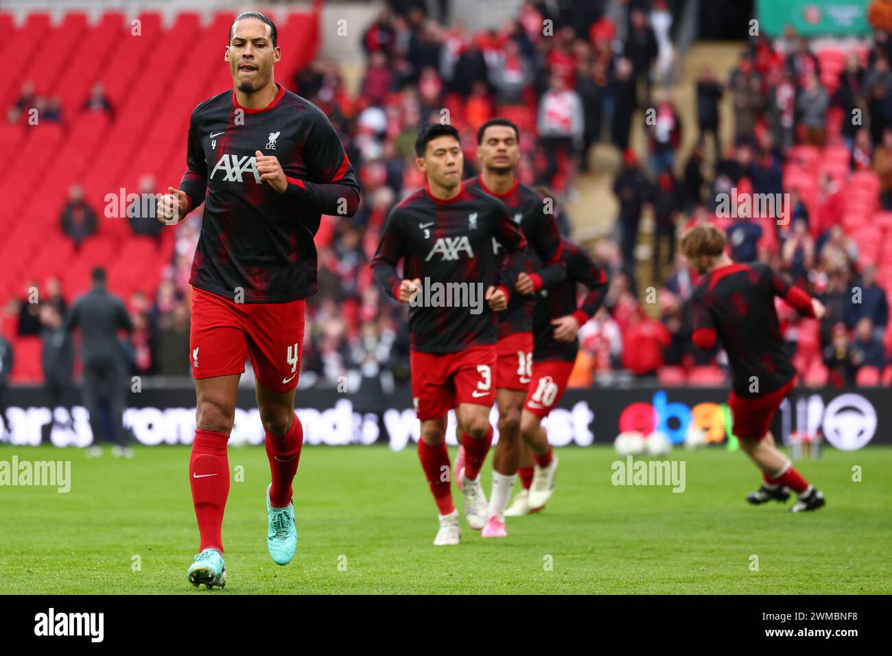 Wembley Stadium, London, UK. 25th Feb, 2024. Carabao League Cup Final ...