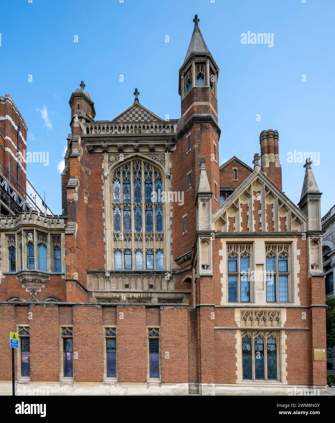 Sion Hall, Victoria Embankment, London, a former religious ...