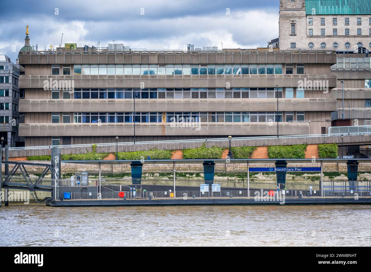 Baynard House is a brutalist office block in Queen Victoria Street in ...