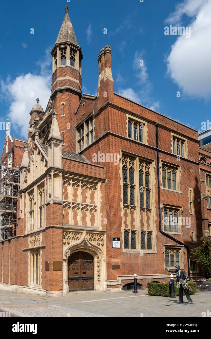 Sion Hall, Victoria Embankment, London, a former religious ...