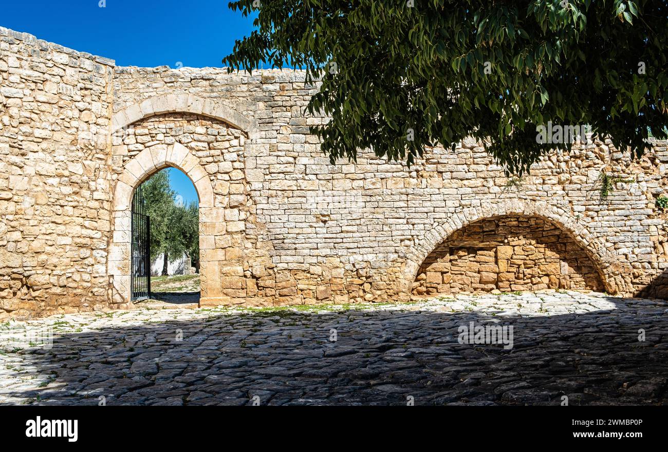 Medieval farmhouse of Balsignano at the archaeological area of ...