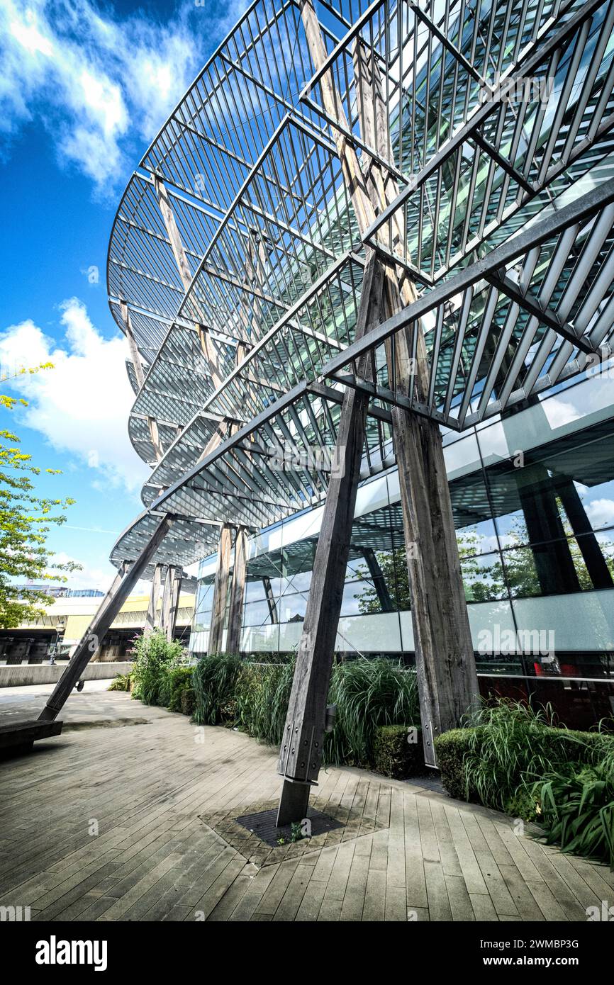 Nomura Building (2009), One Angel Lane, City of London showing the ...