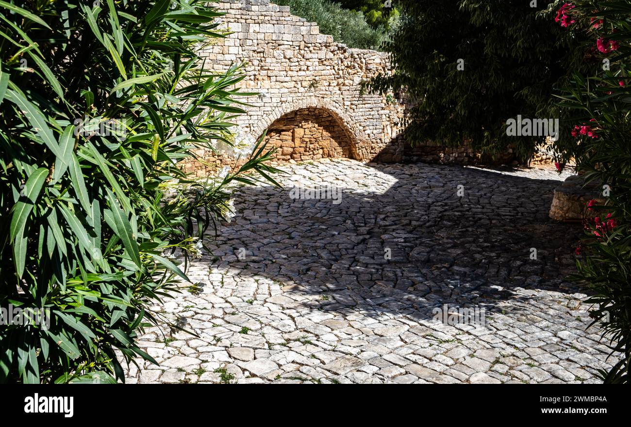 Medieval farmhouse of Balsignano at the archaeological area of ...