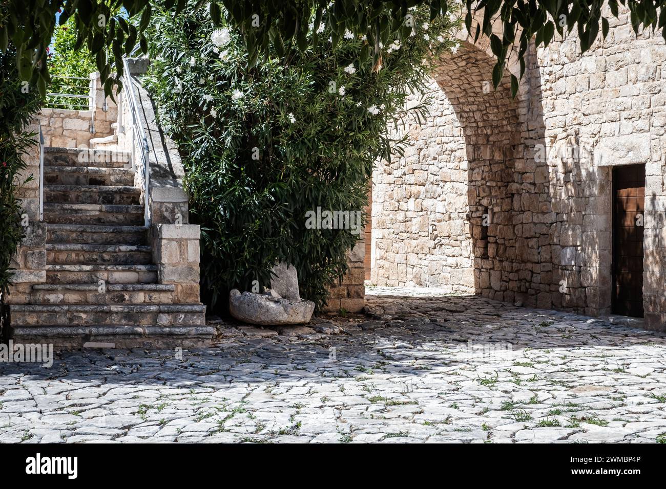 Medieval farmhouse of Balsignano at the archaeological area of ...