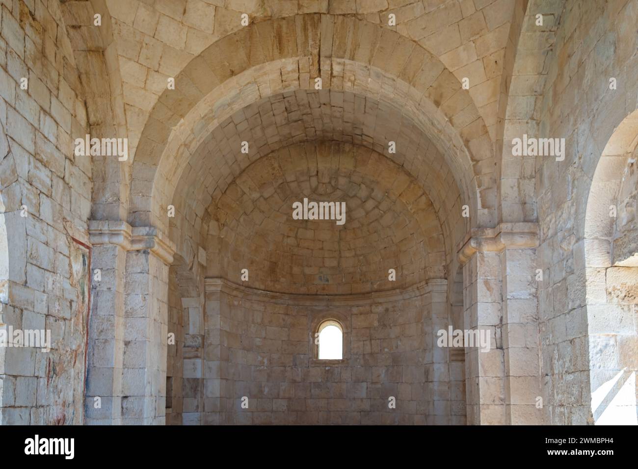 Church of San Felice in the archaeological area of Balsignano, town of ...