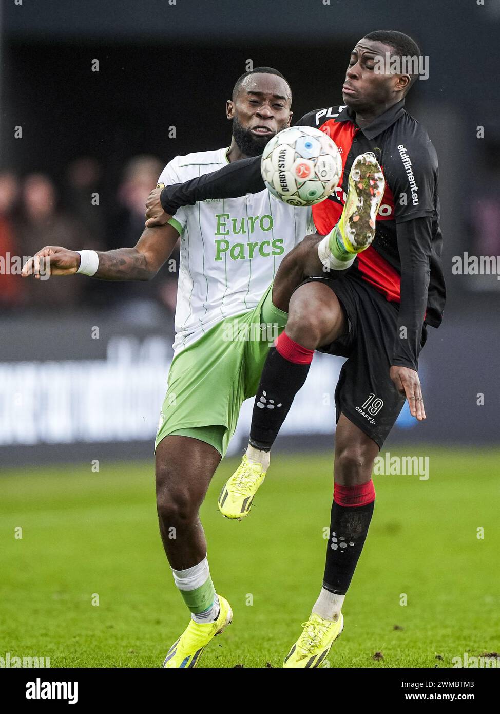Almere, The Netherlands. 25th Feb, 2024. Almere - Lutsharel Geertruida ...