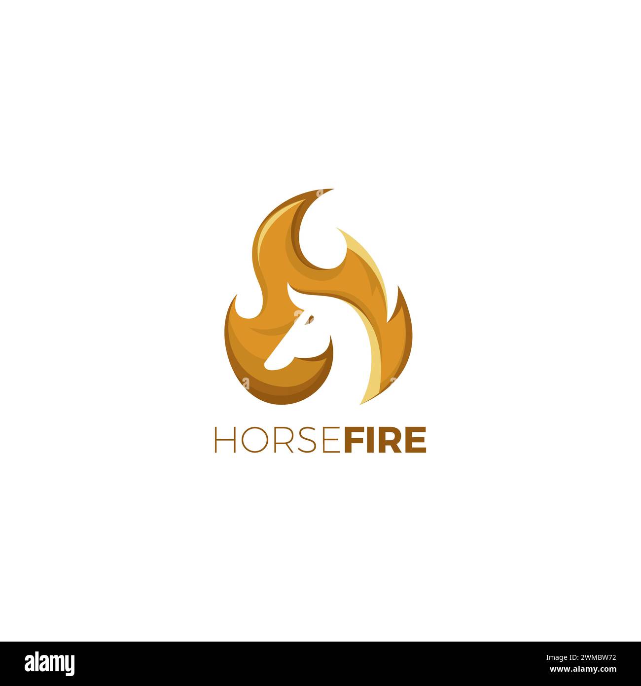 Simple horse head logo Cut Out Stock Images & Pictures - Alamy