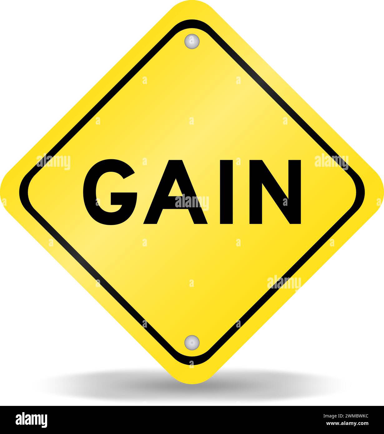 Pain gain sign Stock Vector Images - Alamy