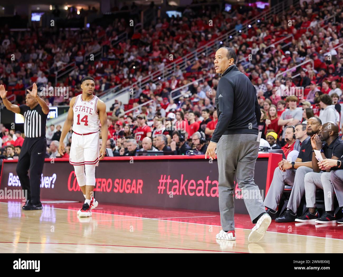 Raleigh, North Carolina, USA. 24th Feb, 2024. North Carolina State ...