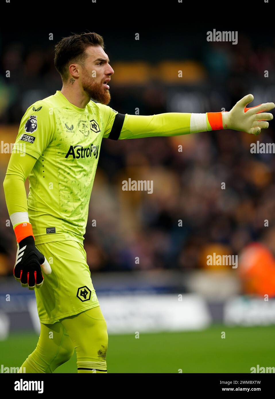 Wolverhampton Wanderers goalkeeper Jose Sa during the Premier League ...