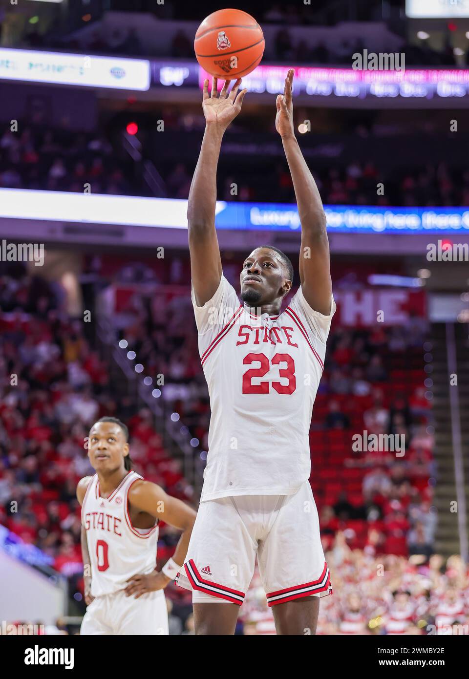 Raleigh, North Carolina, USA. 24th Feb, 2024. North Carolina State ...
