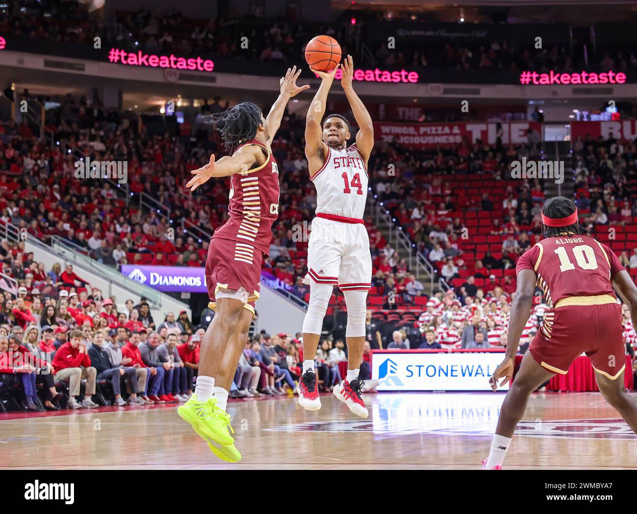 Raleigh, North Carolina, USA. 24th Feb, 2024. North Carolina State ...