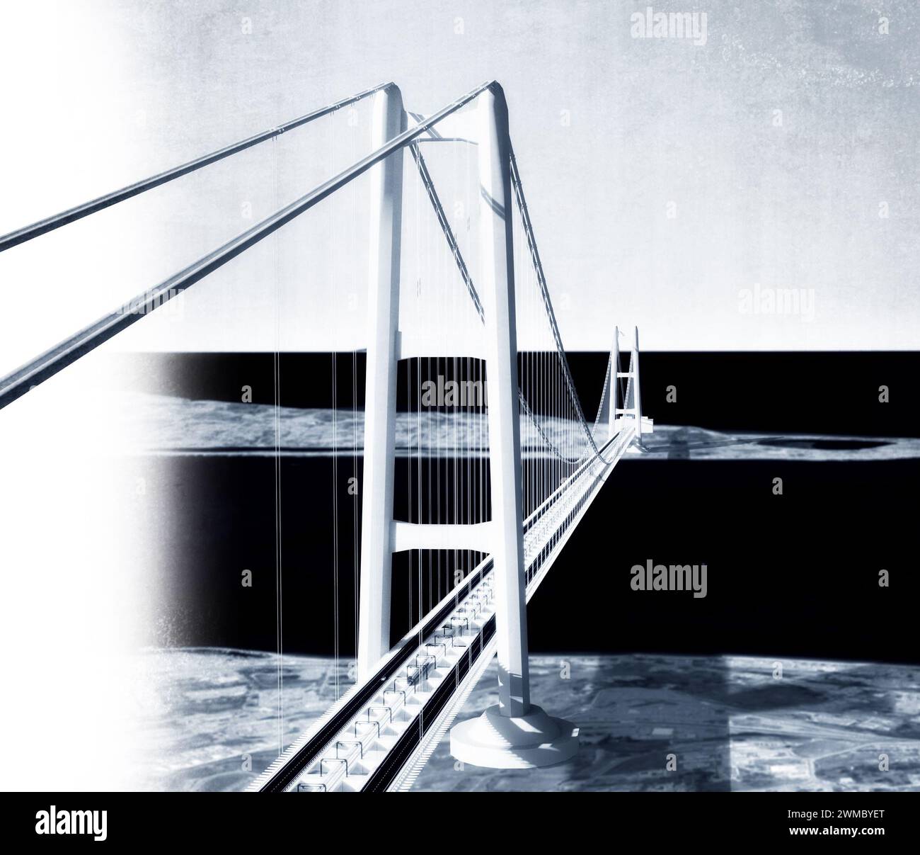 Bridge over the Strait of Messina, design and architecture, study of ...