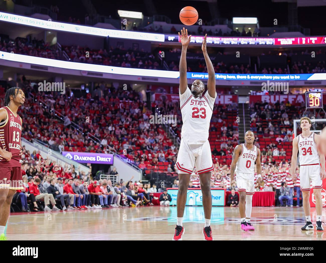 Raleigh, North Carolina, USA. 24th Feb, 2024. North Carolina State ...