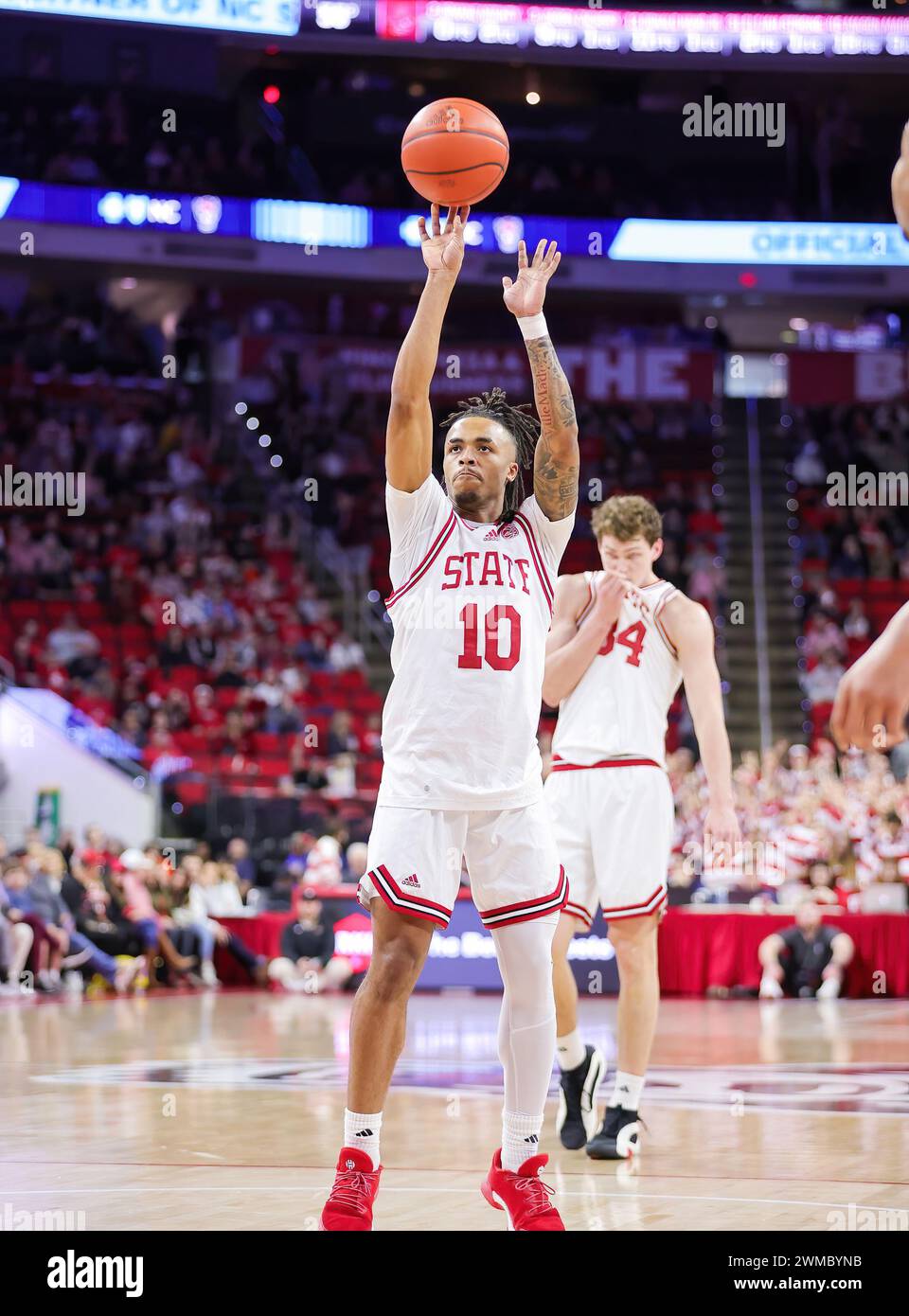 Raleigh, North Carolina, USA. 24th Feb, 2024. North Carolina State ...