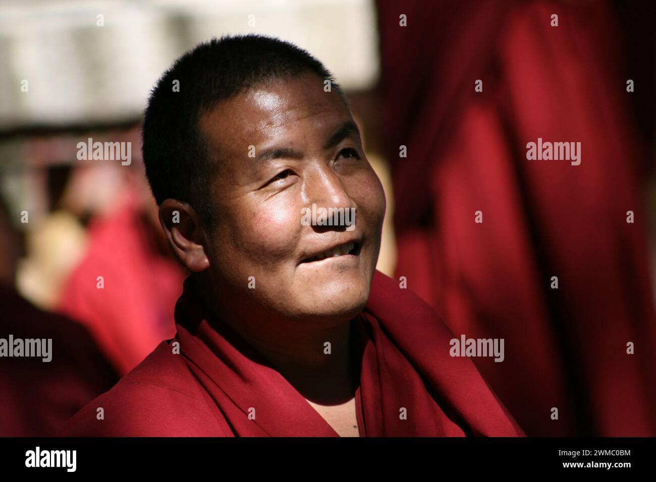 Kasaya changed to red the adored color of bon hi-res stock photography ...