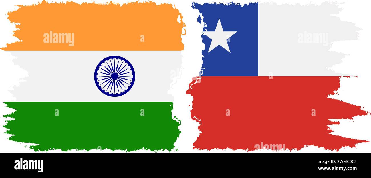 Chile india flag Stock Vector Images - Alamy
