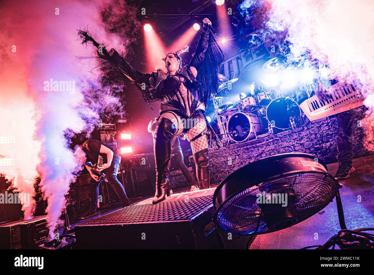 Copenhagen, Denmark. 23rd, February 2024. The Finnish power metal band ...