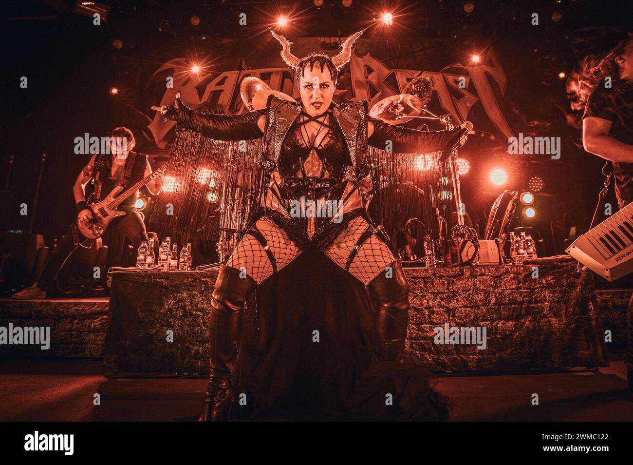 Copenhagen, Denmark. 23rd, February 2024. The Finnish power metal band ...