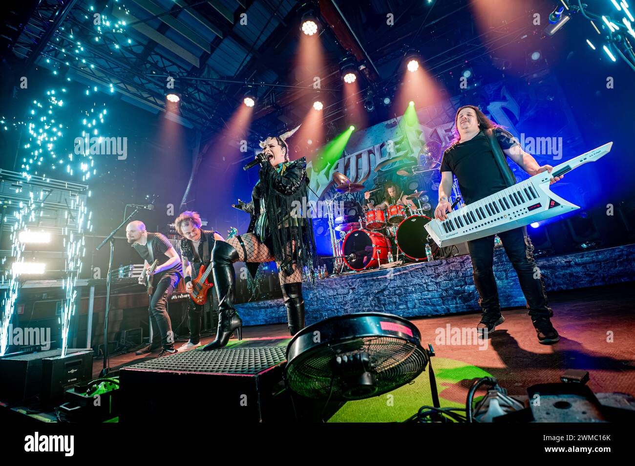Copenhagen, Denmark. 23rd, February 2024. The Finnish power metal band ...