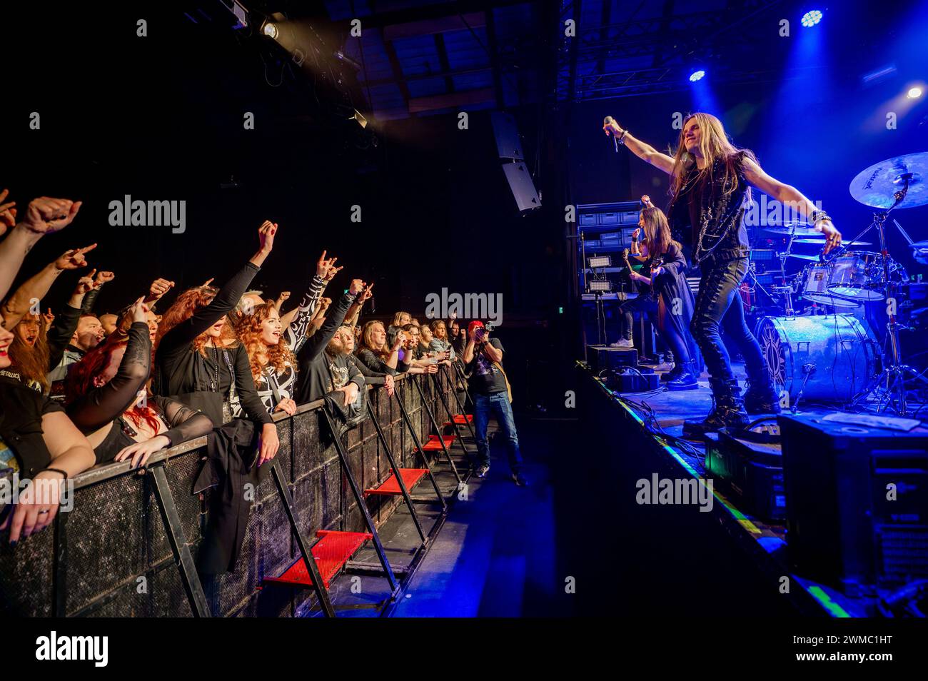 Copenhagen, Denmark. 23rd, February 2024. The Czech power metal band ...